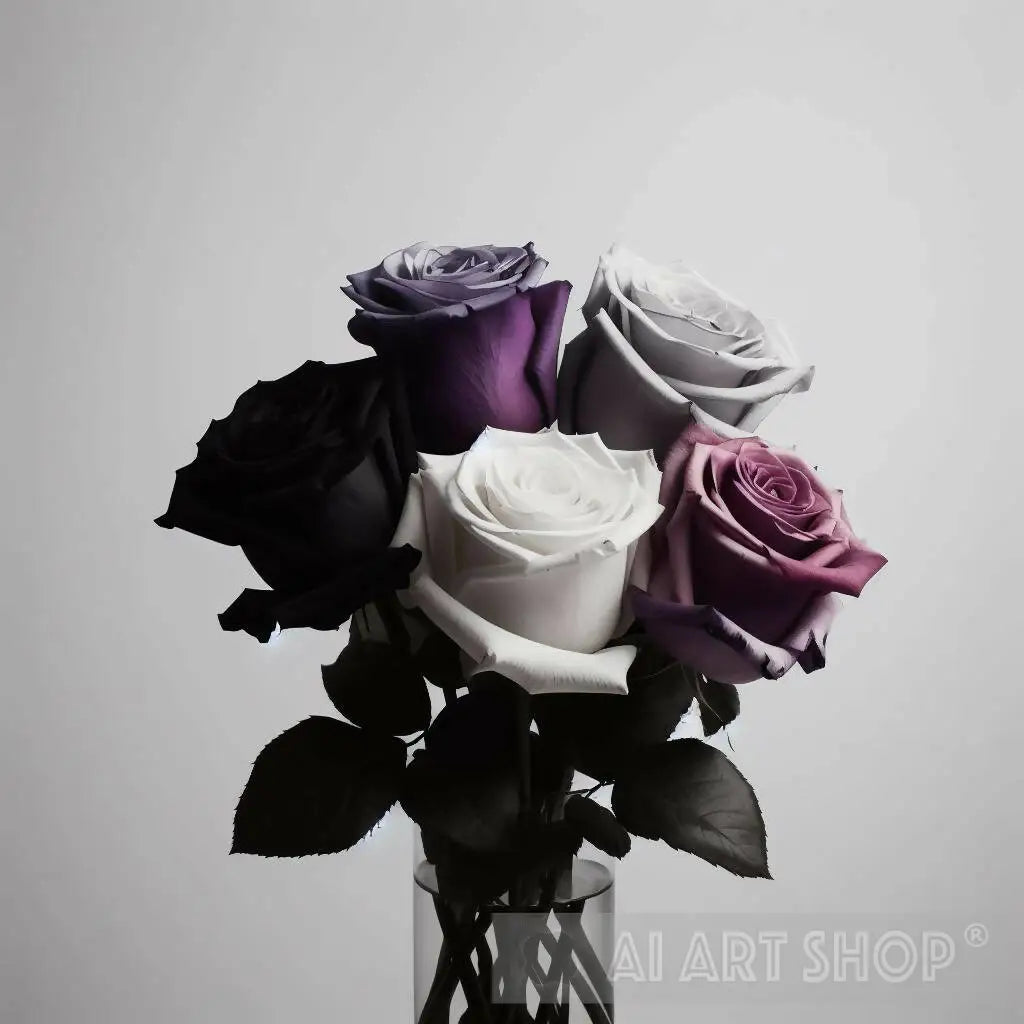 Romantic Asexual Pride Roses