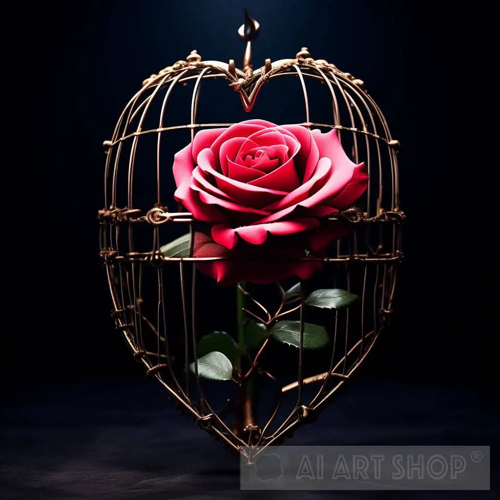 rose and heart