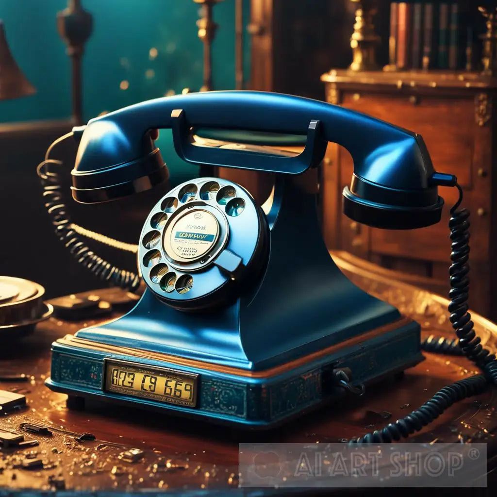 Vintage Rotary Phone AI Creations