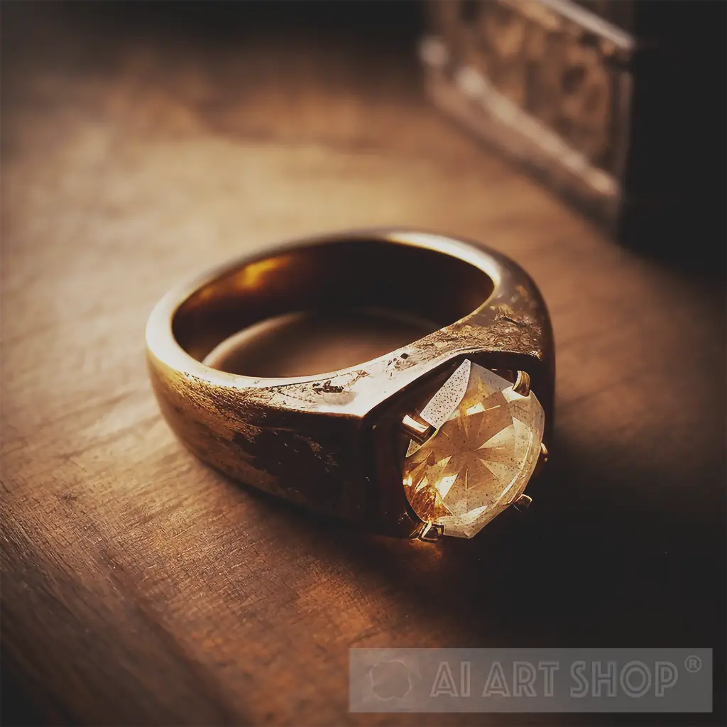 Rusty Diamond Ring - Nothing Is Eternal