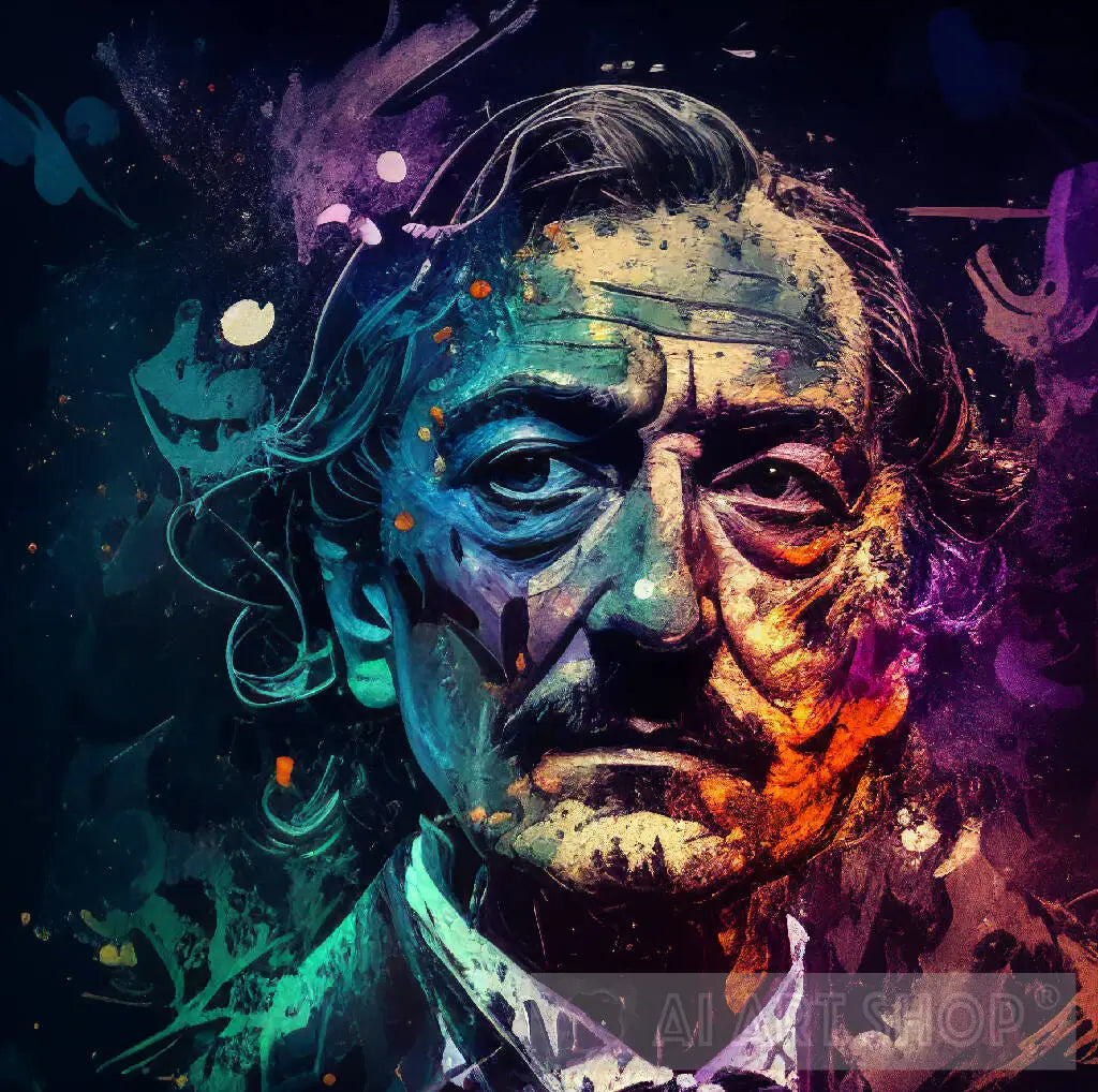 salvador portrait oil paint