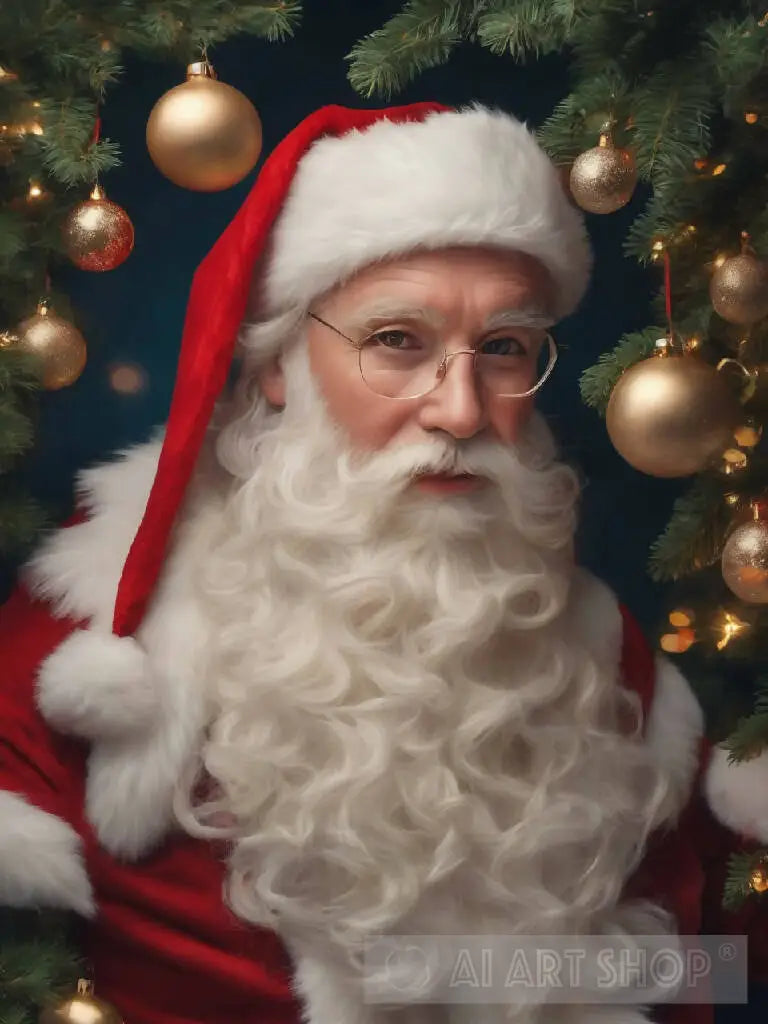 santa claus on christmas day