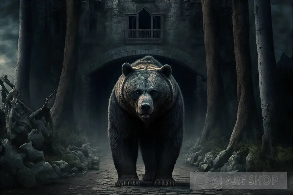 Scarry animal, mystery background bear 2