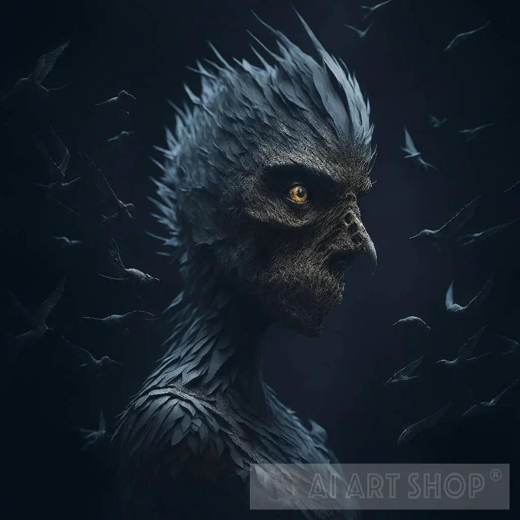 scary bird or scared bird?