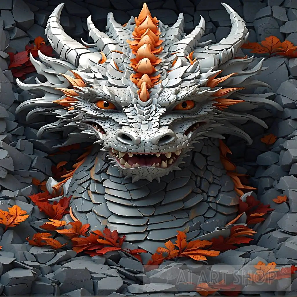 Scary Dragon Head, Dragon Art, Fantasy Beast, Mythical Creature, Fe...