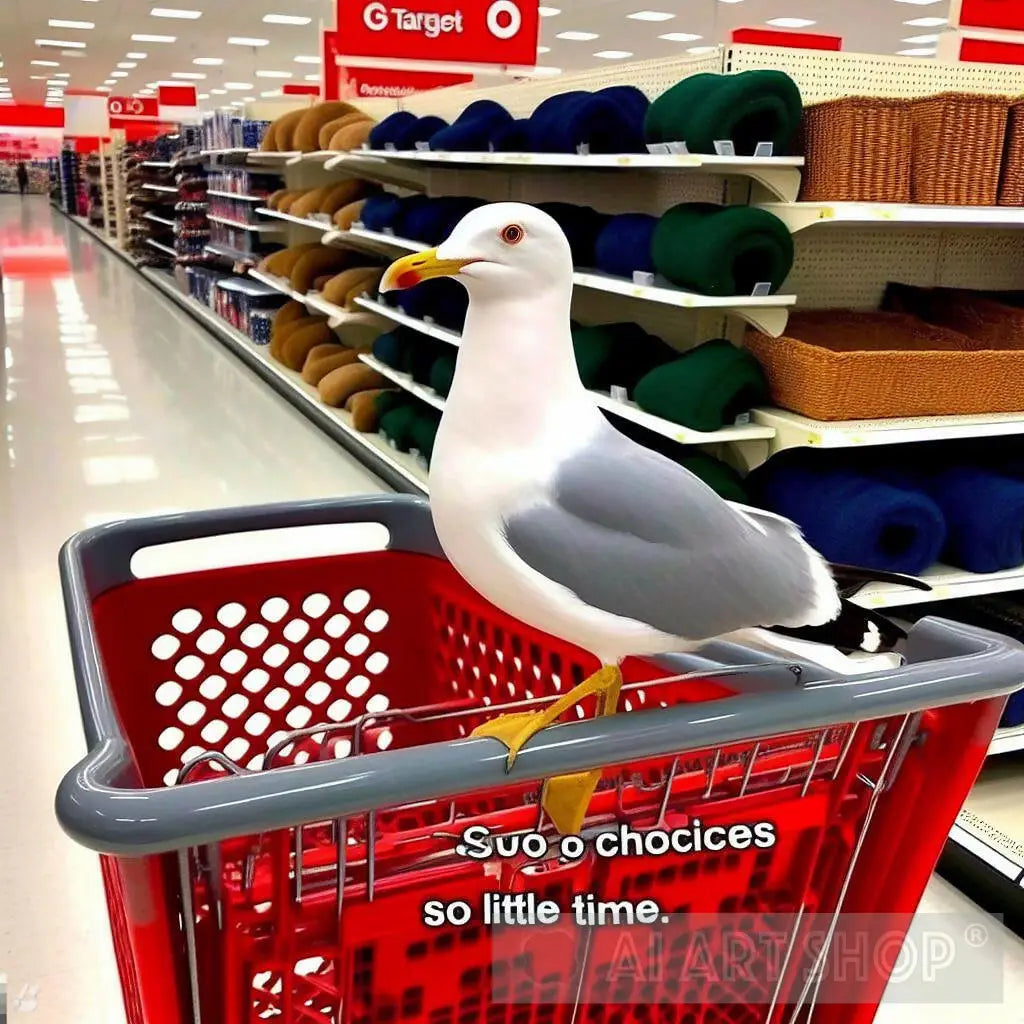 Seagull Shopping in Target