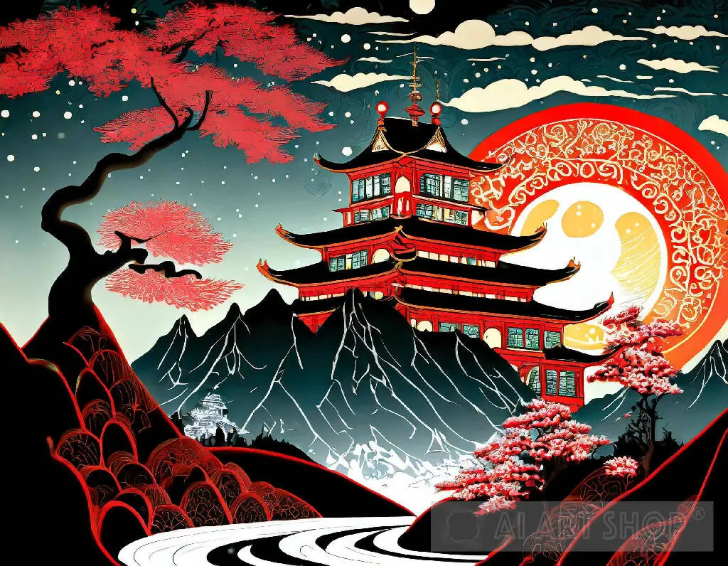 Shaolin Temple Mural