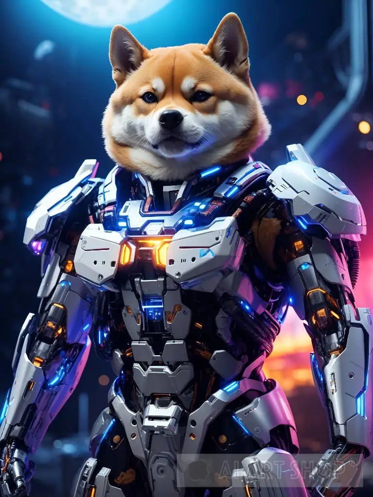 Shiba Inu in cyborg body #1