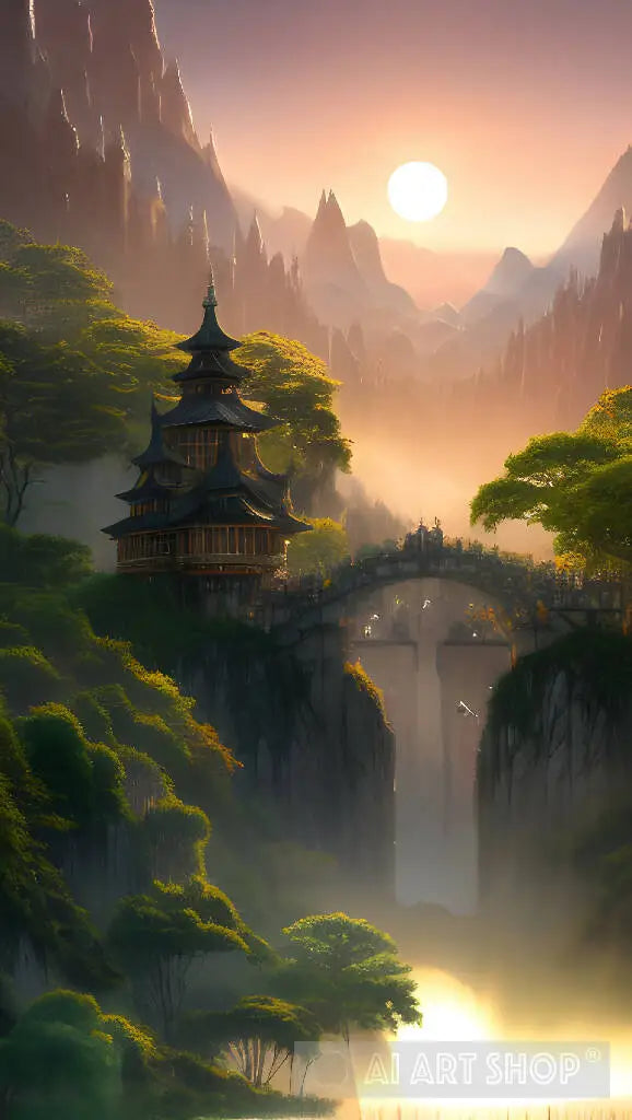 Shrine on alien planet