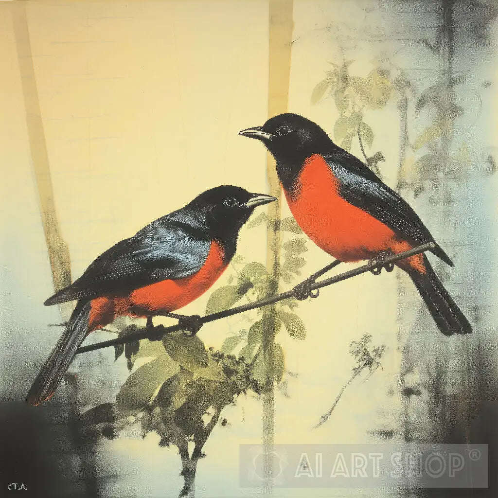 Singing Robin! Tiny Red Lantern Showing Me The Way Through Dark Winter