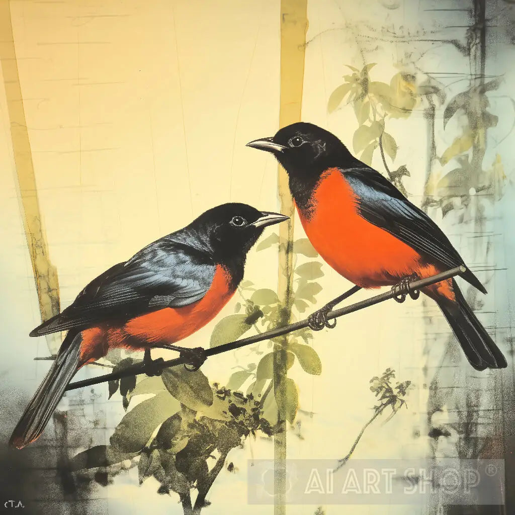 Singing Robin! Tiny Red Lantern Showing Me The Way Through Dark Winter