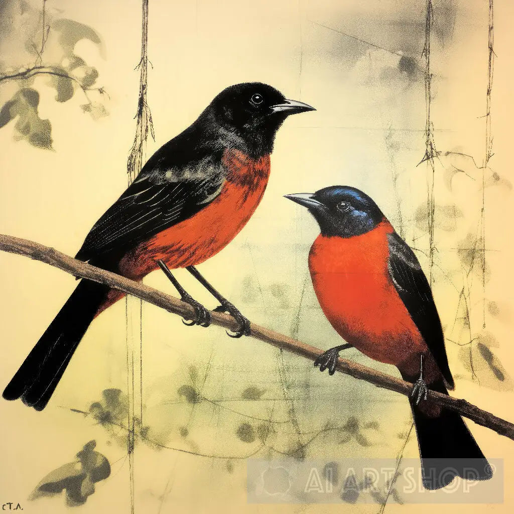 Singing Robin! Tiny Red Lantern Showing Me The Way Through Dark Winter