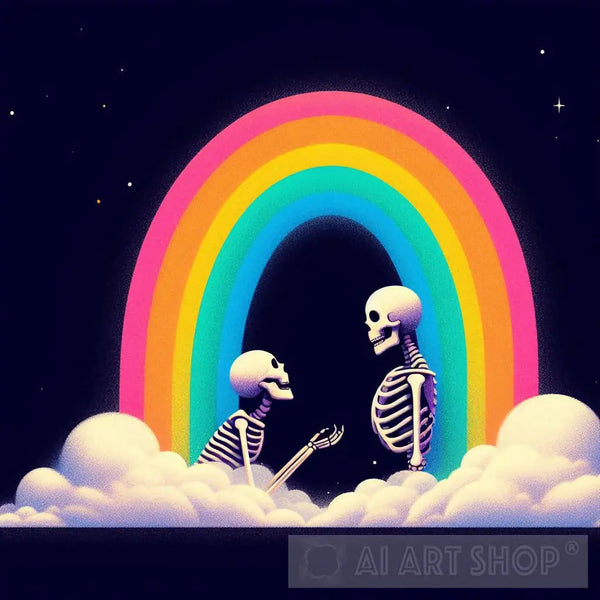 Skeletons and a rainbow