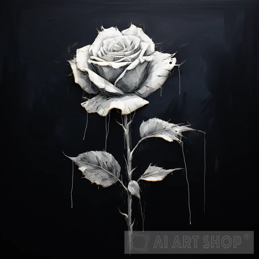 Sketch of a beautiful Rose