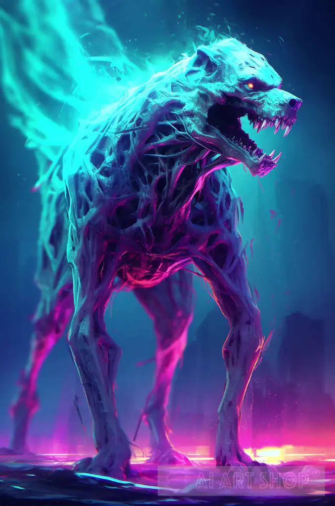 Skin-Walker, a.i. generated, digital artwork, studio addicted, arti...