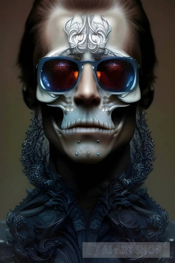 Skull portrait