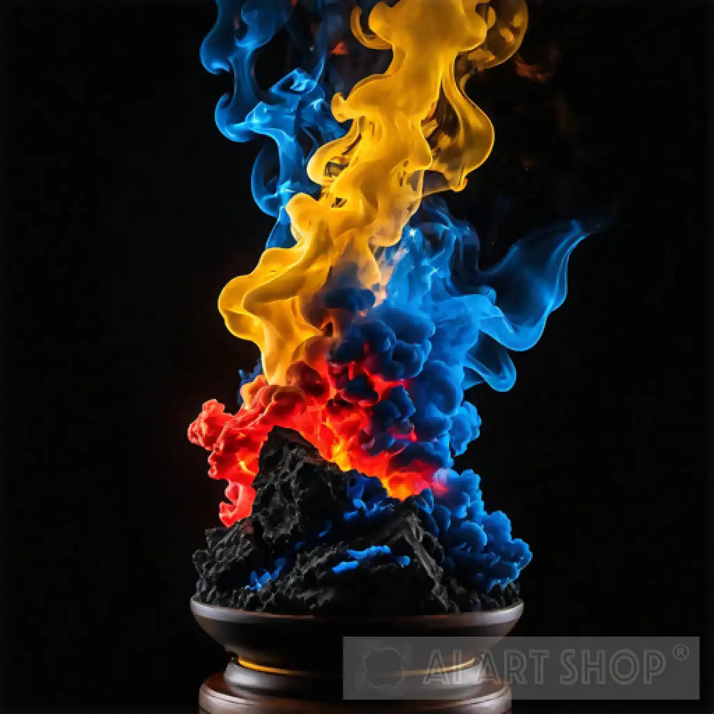 Smoke in colour