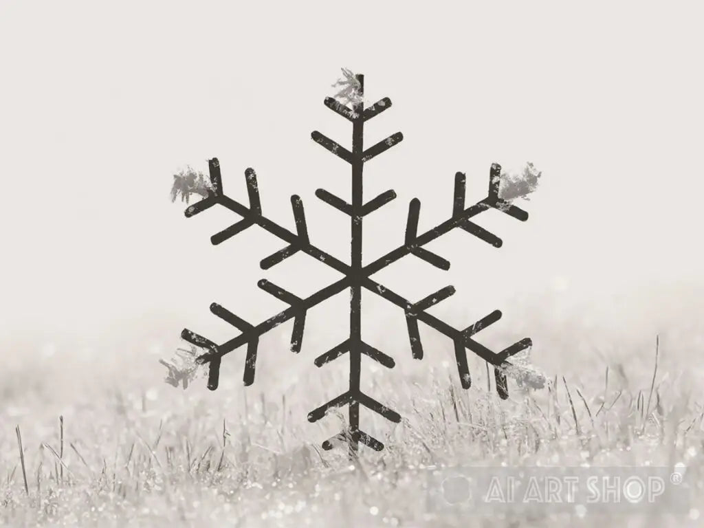 Lonely snowflake