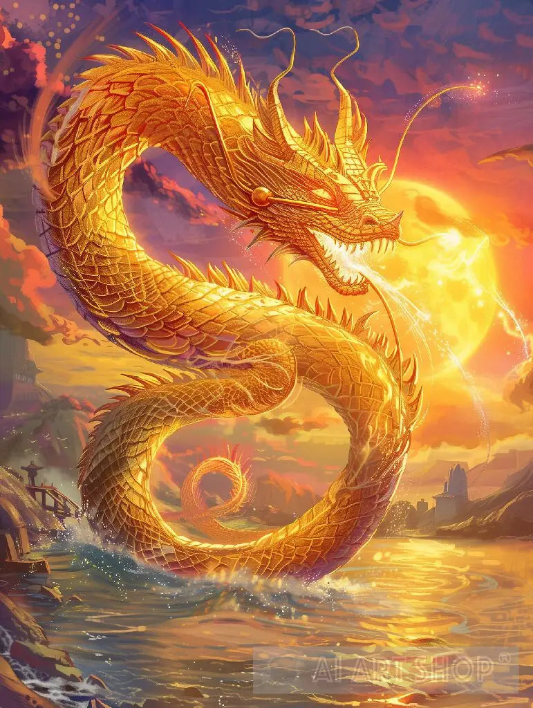 Solar serpent dragon