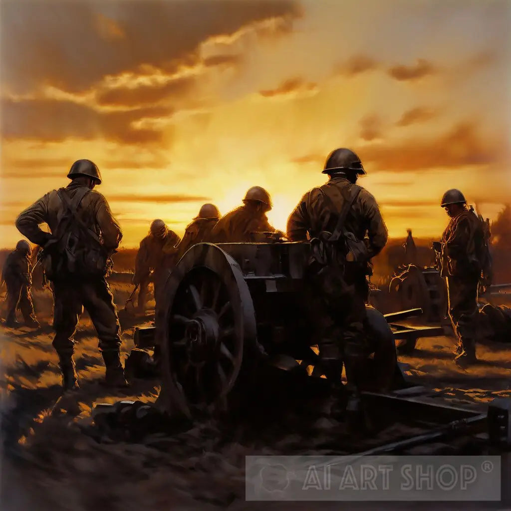 soldiers after fight