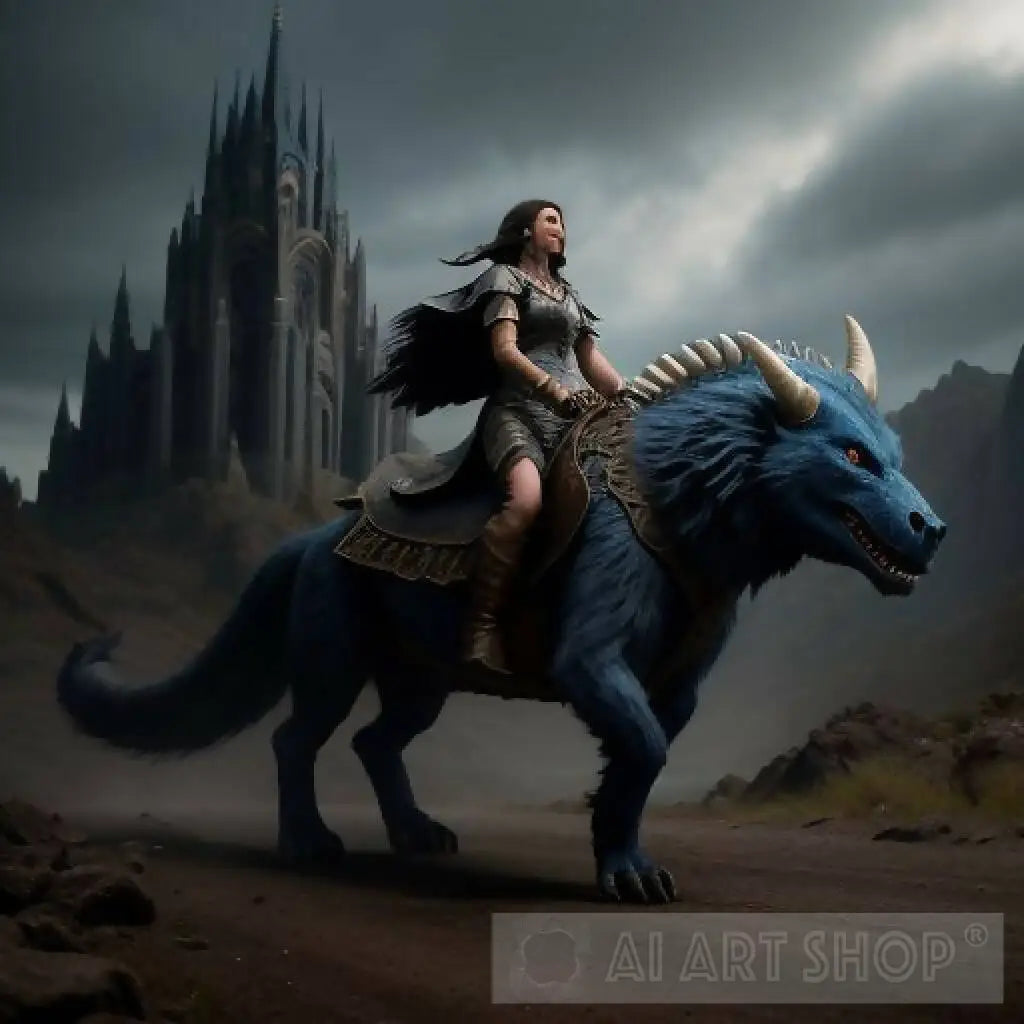 Enchanting Sorceress Ride Majestic Beast Adventure Magical Journey ...