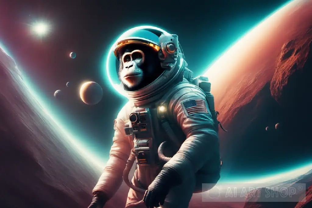 monkey. Space man. Space monkey