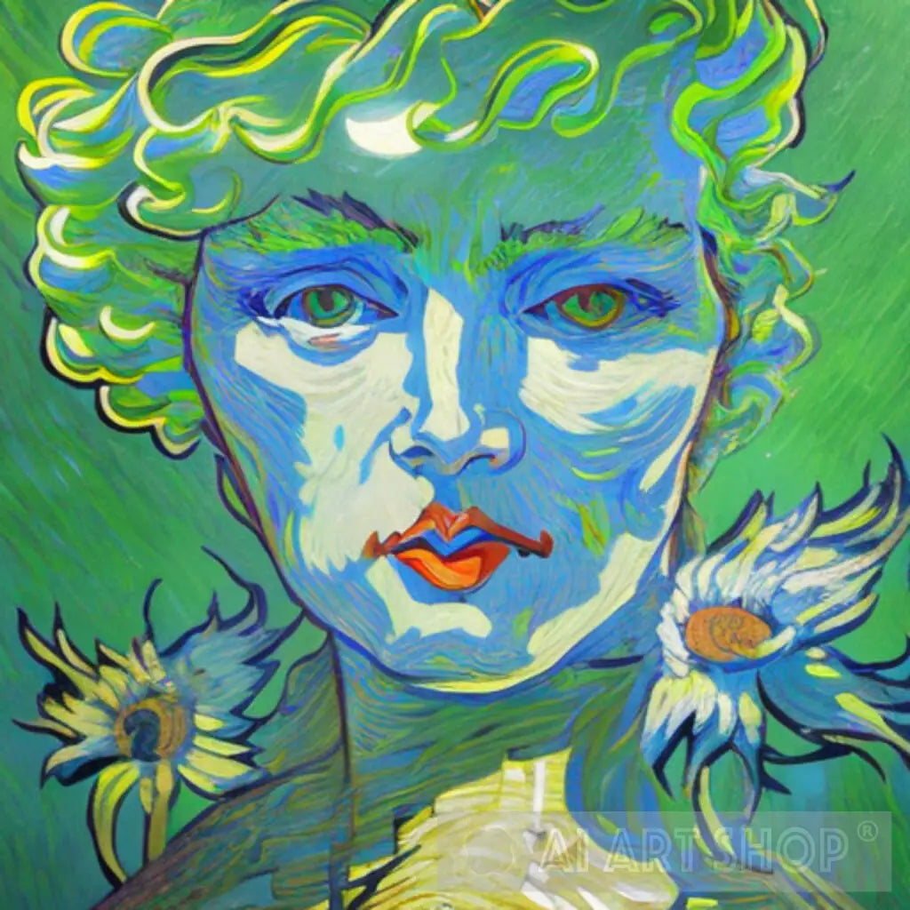 spring by vincent van gogh, twelve sunflowers in a vase, twelve sun...