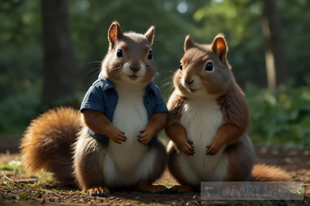 squirrel duo