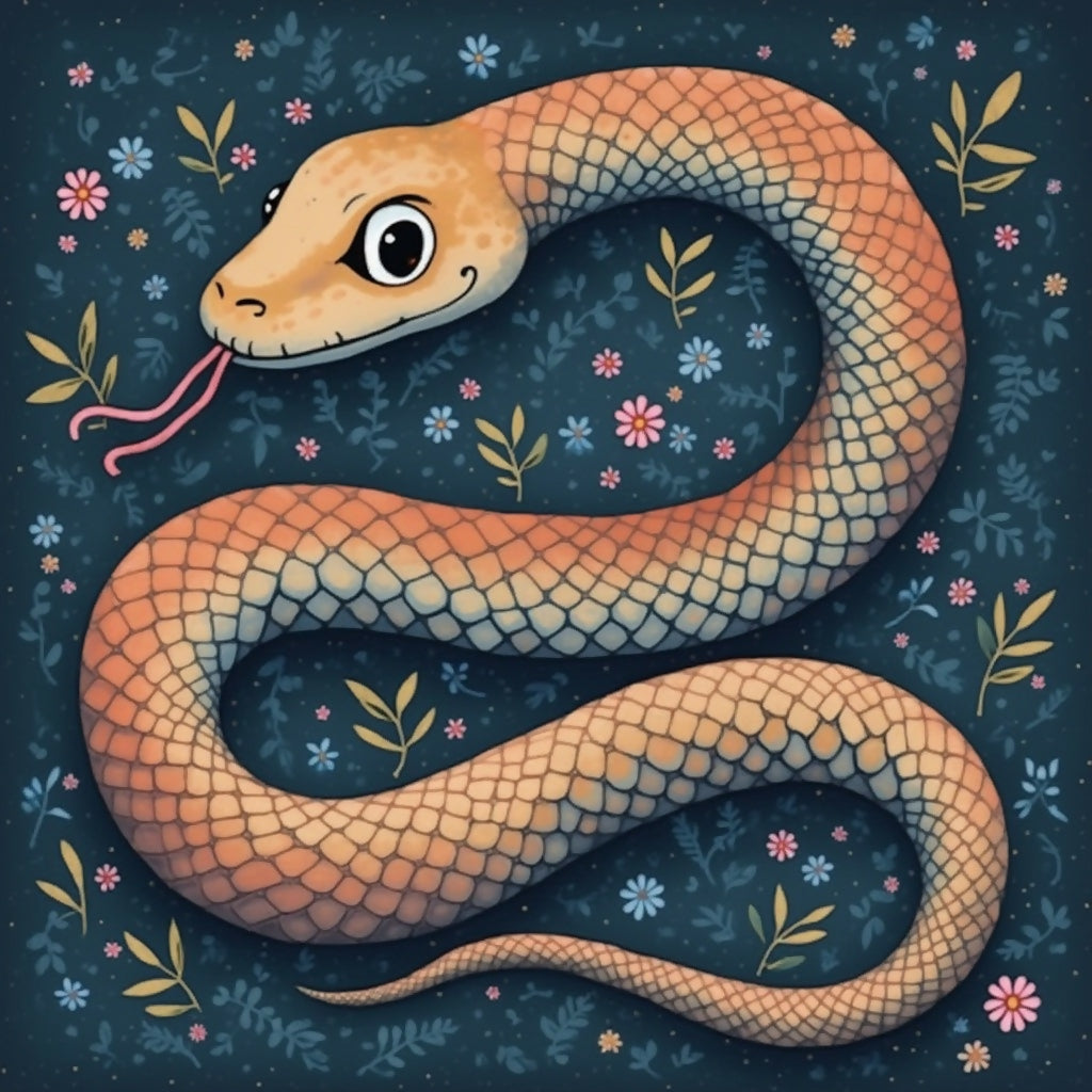 bohemian snake art