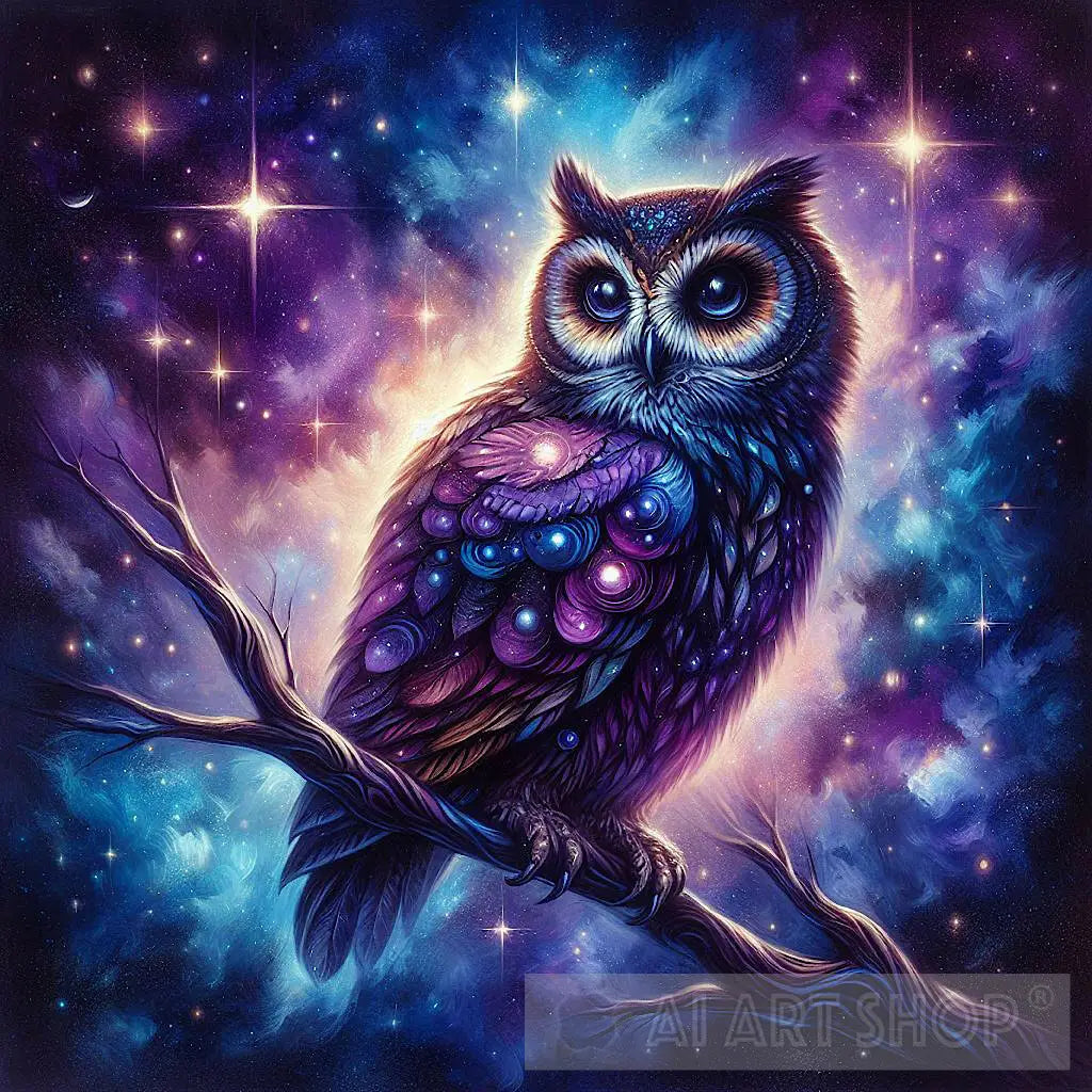 Starry-Eyed Sentinel: AI's Midnight Muse