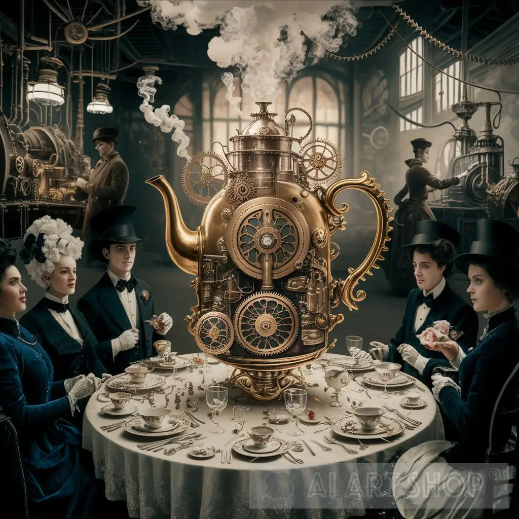 Steampunk Soiree: A Victorian Tea Party with a Mechanical Twist