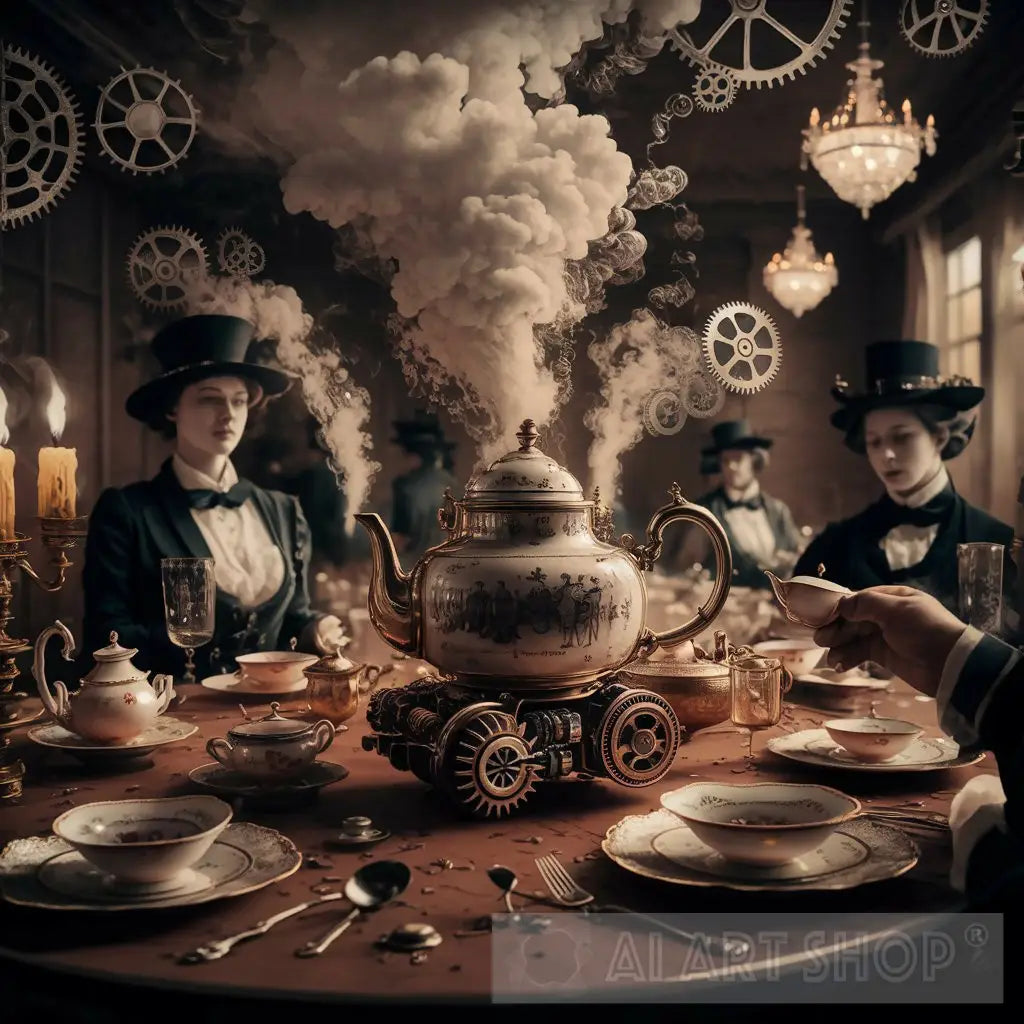 Steampunk Soiree: A Victorian Tea Party with a Mechanical Twist