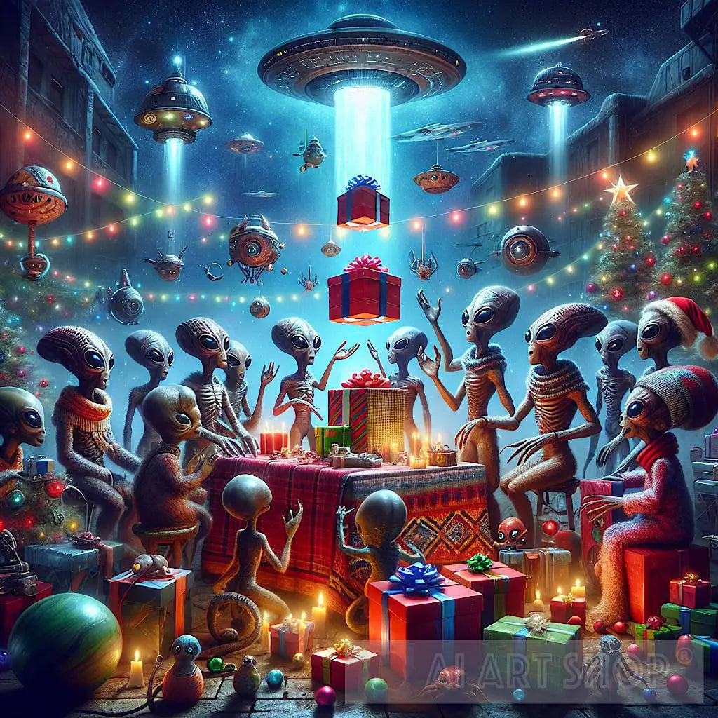Stellar Revelry: Intergalactic Christmas
