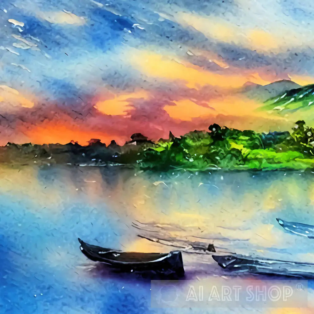 Still Lagoon Landscape