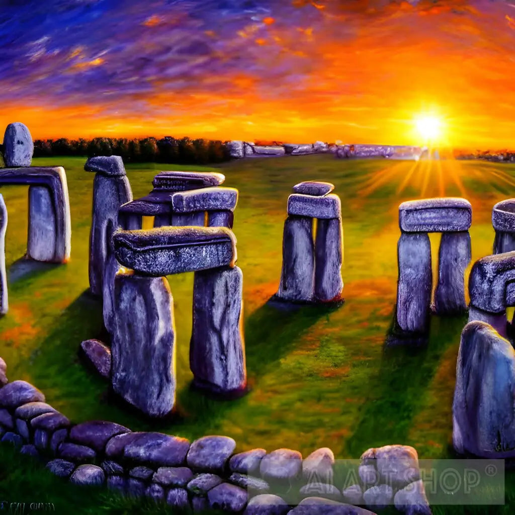 Stonehenge at Sunset