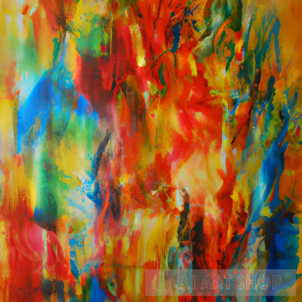 Summer Heat Abstract Painting
