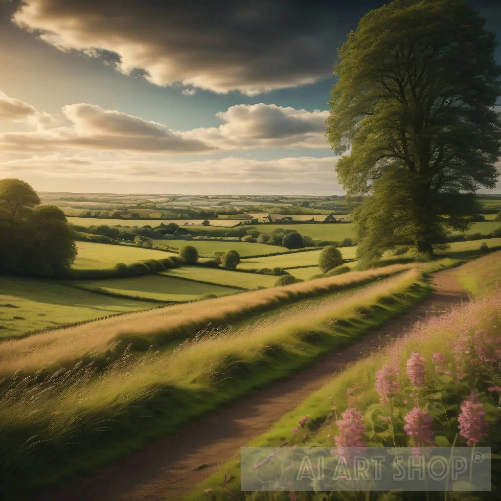 Summer in England - AI Artwork