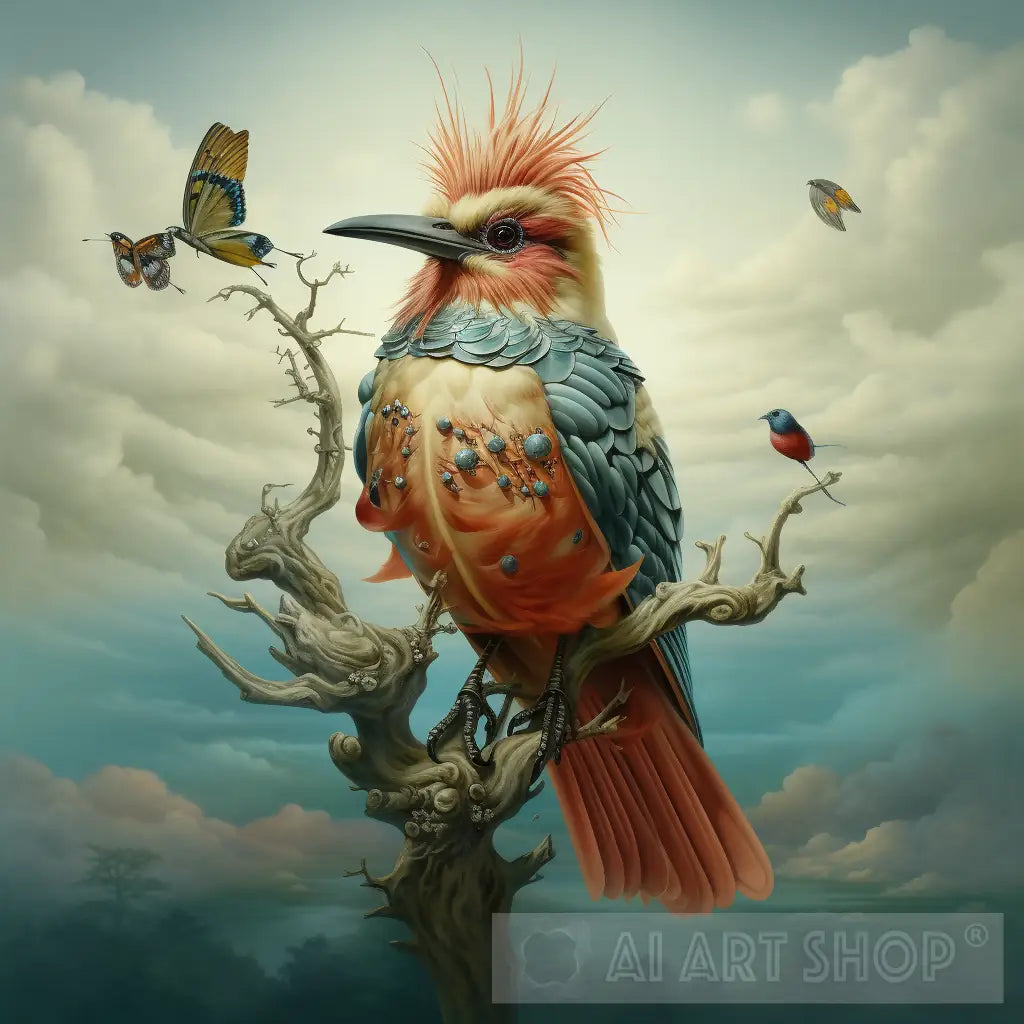 Surreal Bird Art