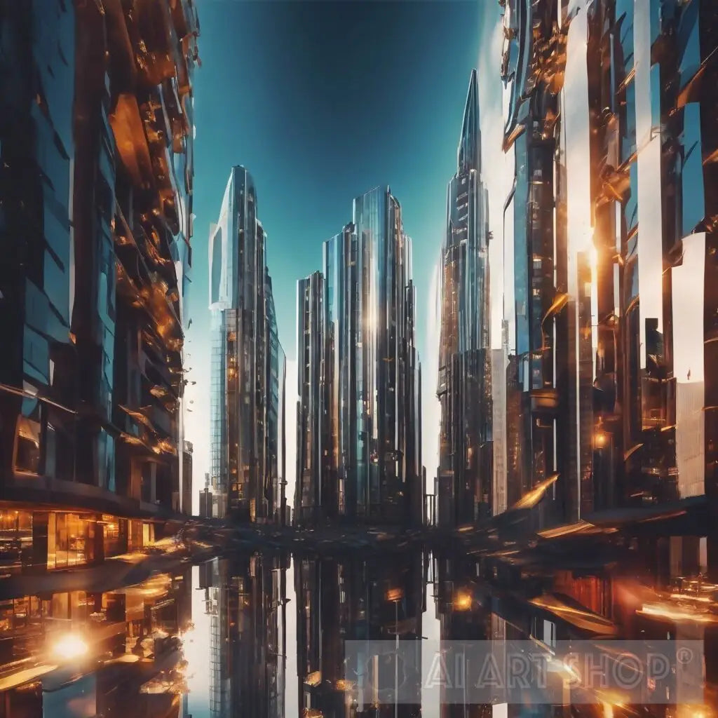 Surreal Cityscape Meltdown