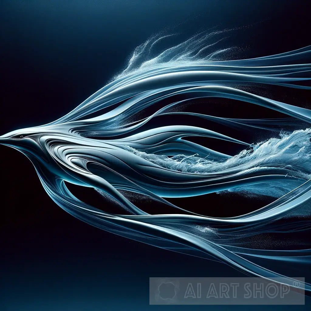 creature, universe, cosmos, water flow, symmetry, swimming