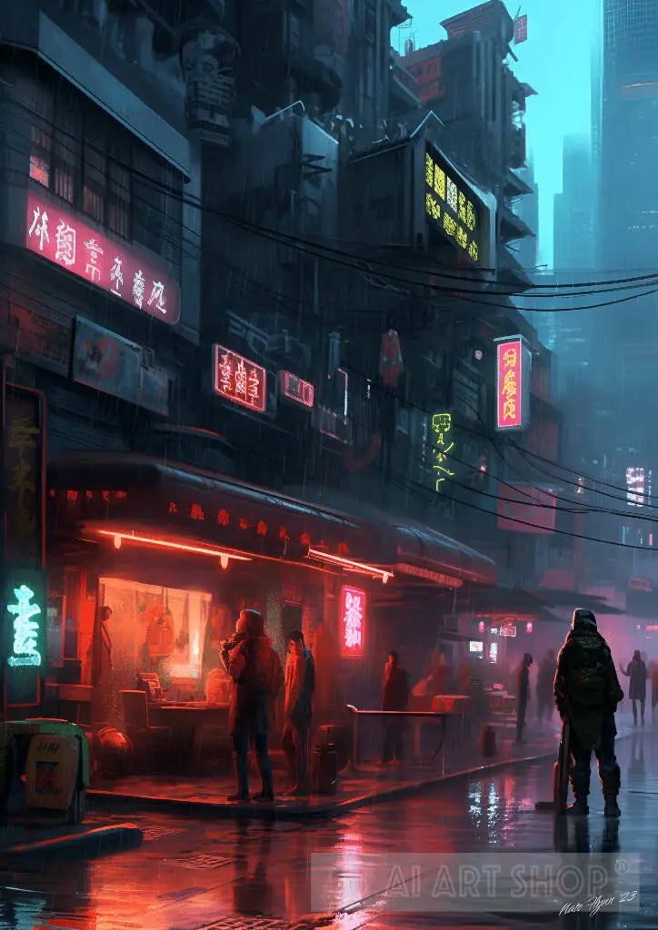 Synth City: Cyberpunk Art by Nate Flynn | Android Dreams Collection