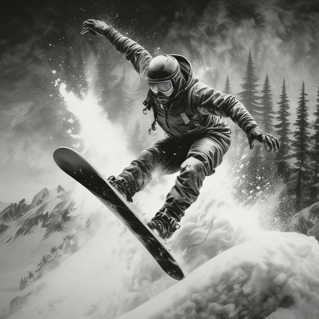 Snow boarding champ