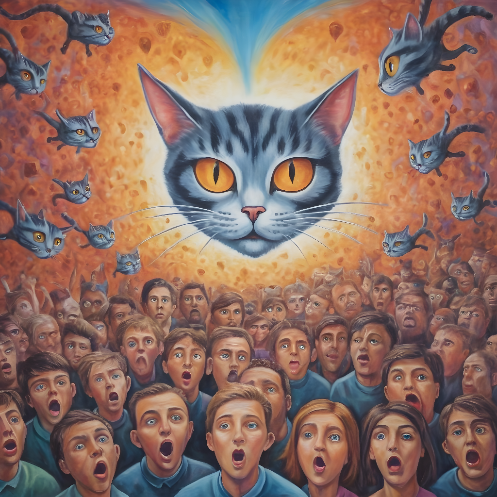 Cosmic Cat Awakening