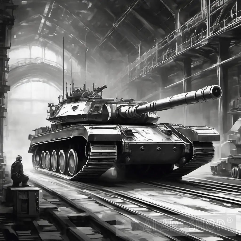 Tank in factory