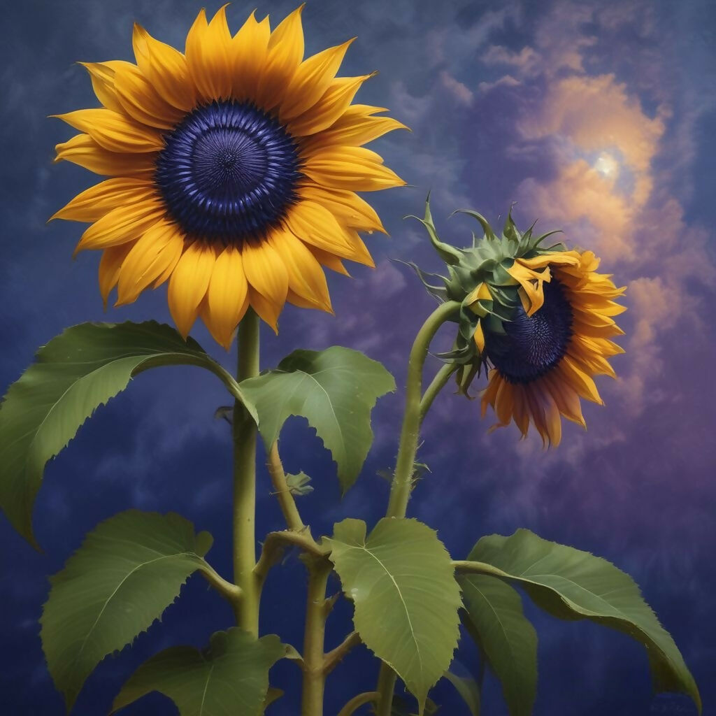 Sunflower purple theme