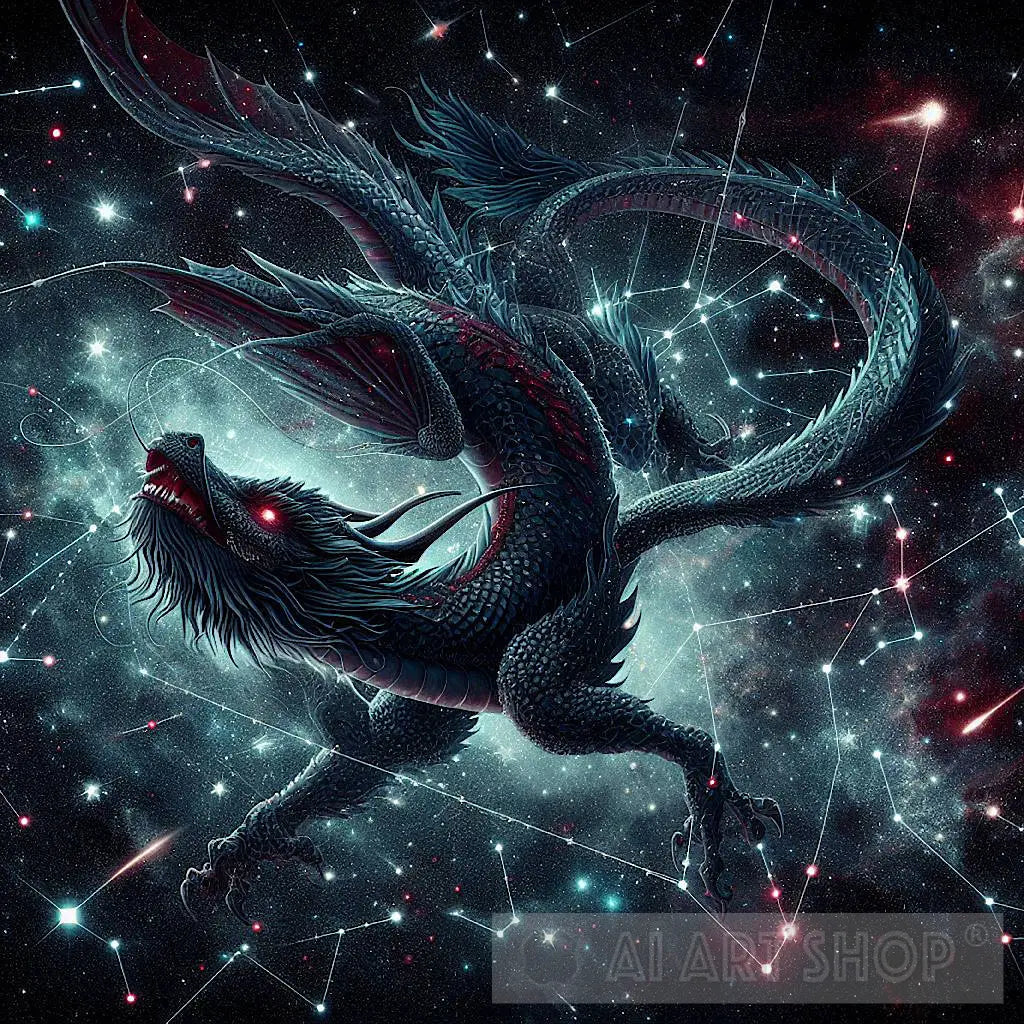Techno-Forged Wyrm: AI's Legendary Artistry