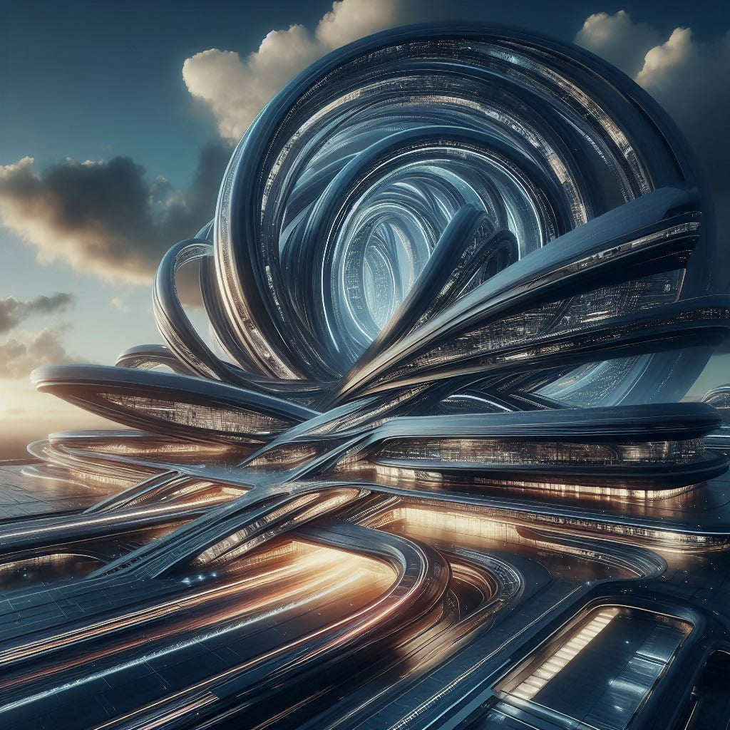 Futuristic Megastructure Concept Art
