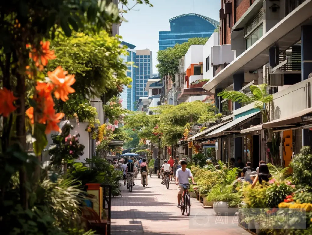 Thailand Walking path