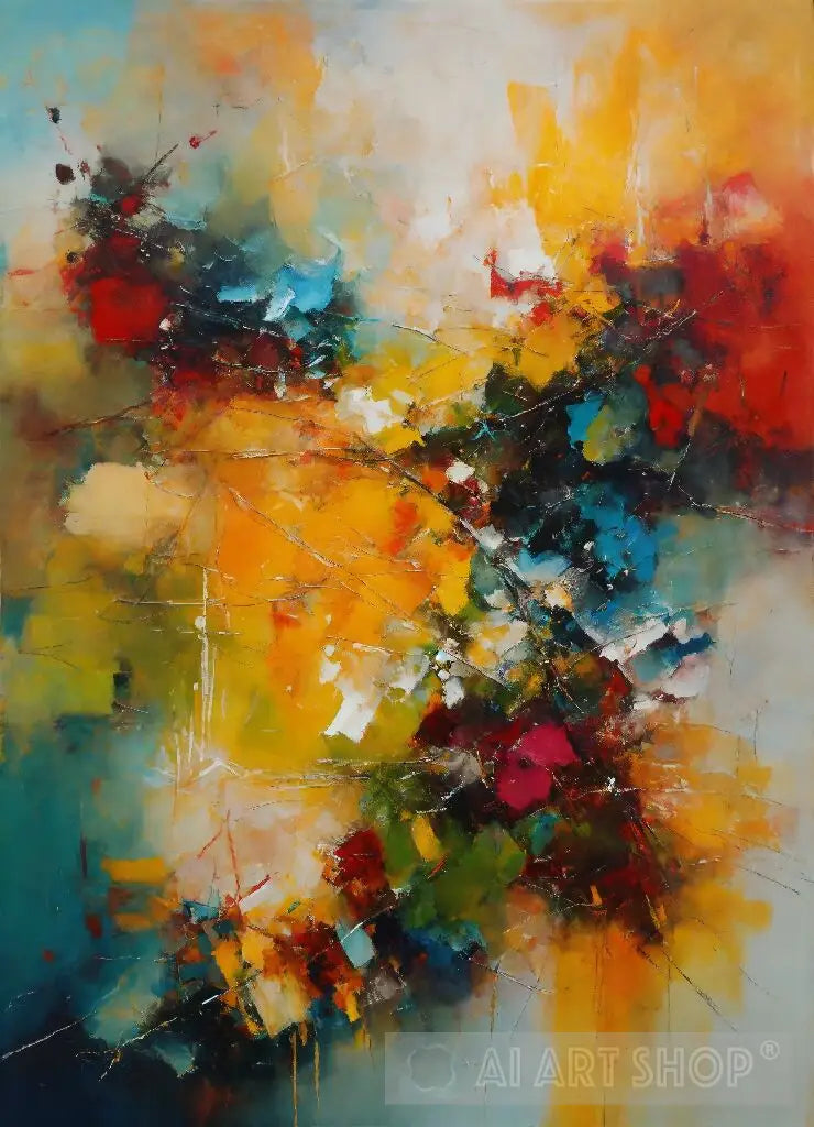 the abstract expressionist style.