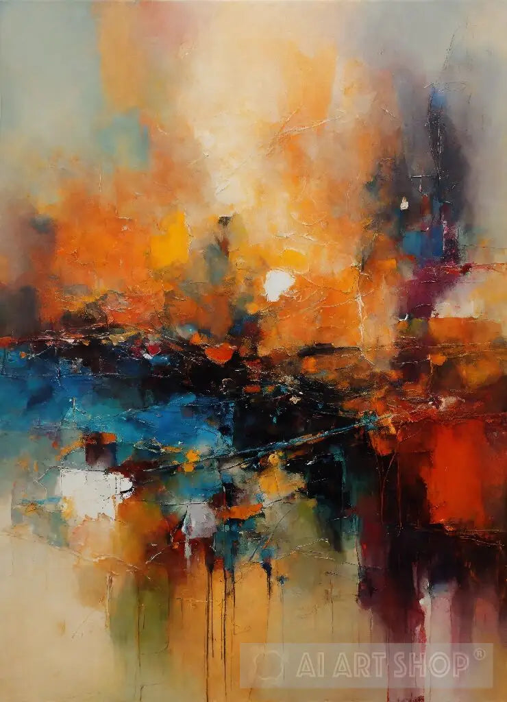 the abstract expressionist style.